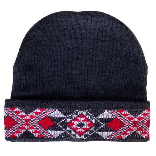 Beanie with Red Taniko | Discoveries