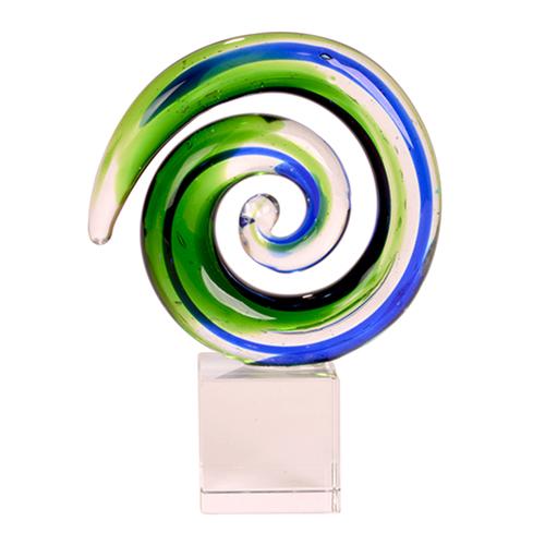 Glass Round Koru Ornament | Discoveries